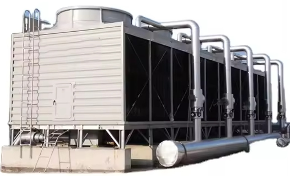 Frp GRP Square Cross Flow Industrial Cooling Tower Double Air Inlet ...