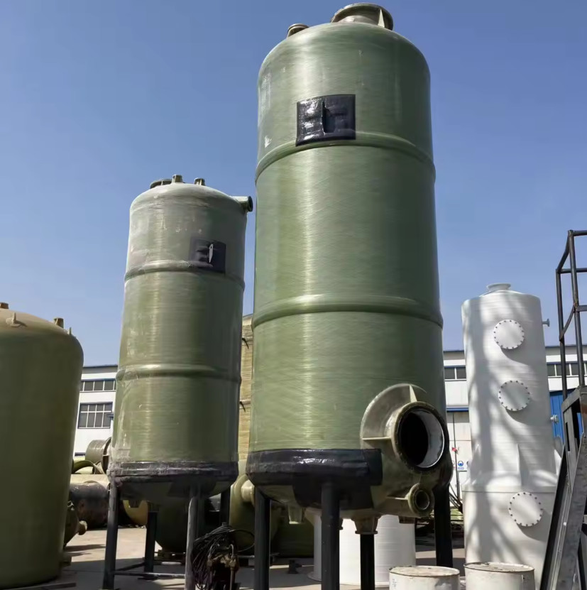 Low maintenance FRP acid mist Absorption tower Fiberglass purification ...