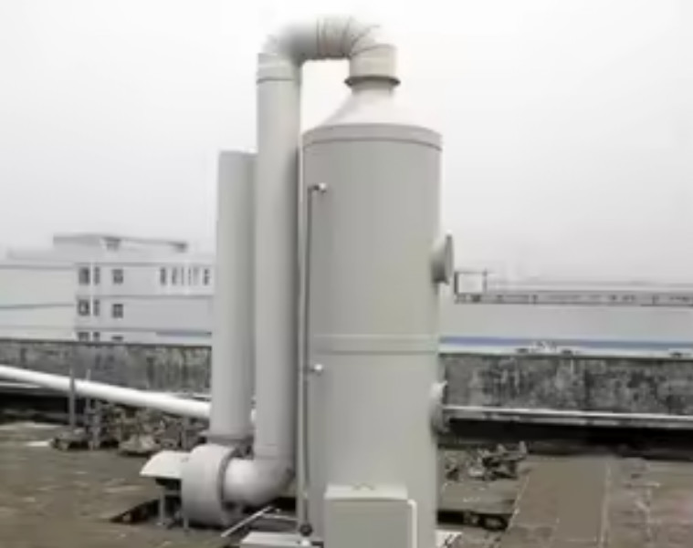 FRP Tail Gas Absorption Tower GRP Acid Mist Gas Absorption Tower ...