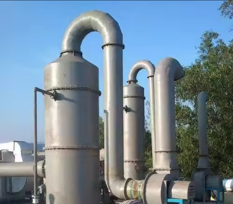 FRP Tail Gas Absorption Tower GRP Acid Mist Gas Absorption Tower ...