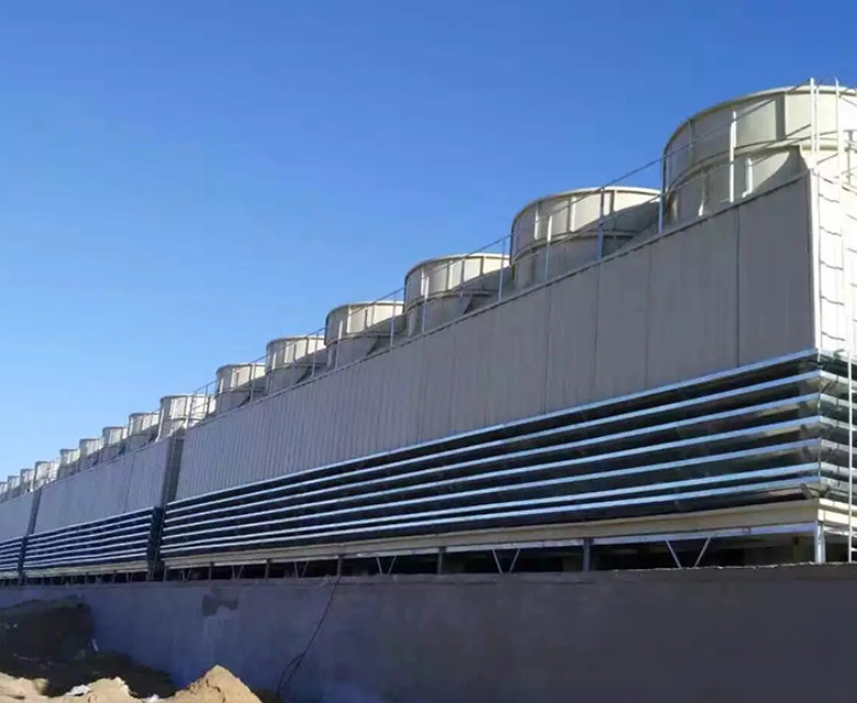 Outdoor Industrial Water FRP Cooling Tower Square / Round GRP ...